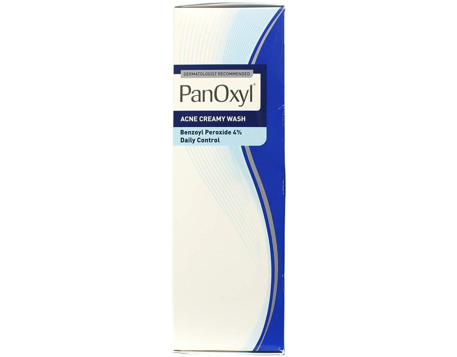 PanOxyl 4% Benzoyl Peroxide Acne Creamy Wash, 6 oz (Pack of 1 ...