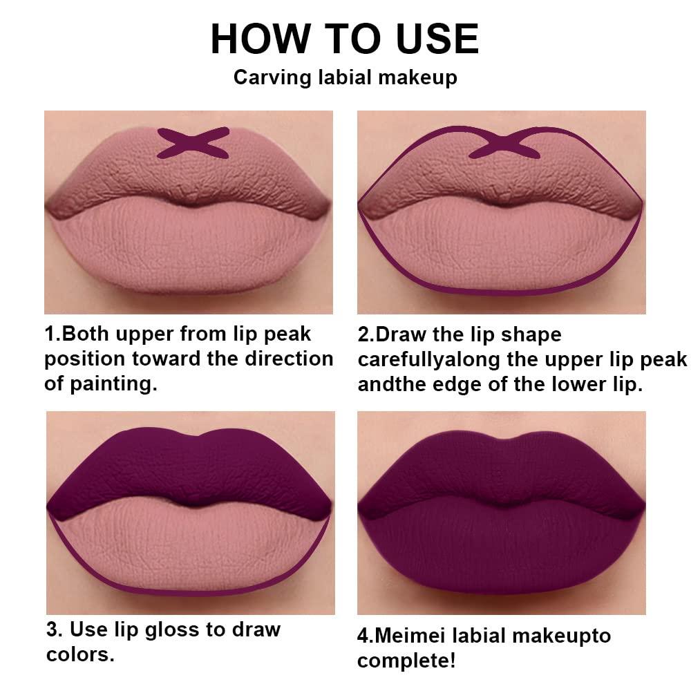 Lipstick Makeup Step By Step | Saubhaya Makeup