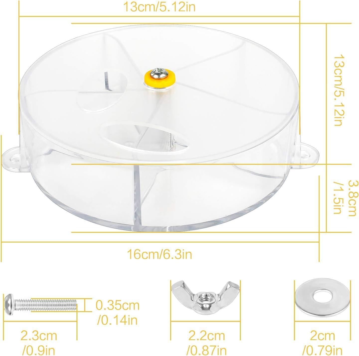 Parrot Foraging Wheel Bird Feeder Chew Toy for Parakeet Cockatiel ...
