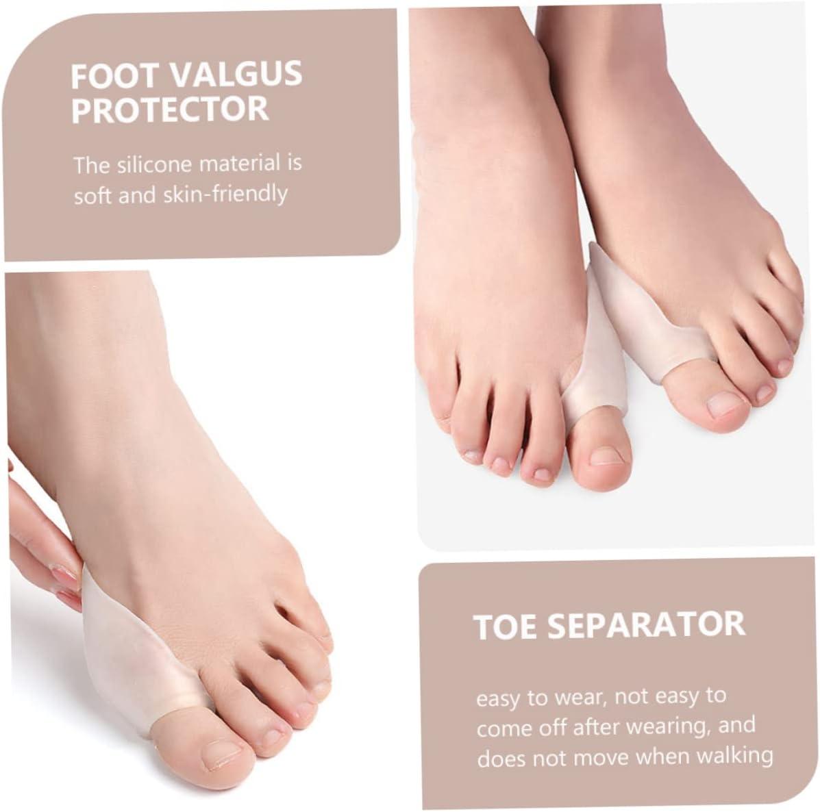 FOMIYES 6 Pairs Silicone Gel Toe Separators for Hammertoe & Bunion ...