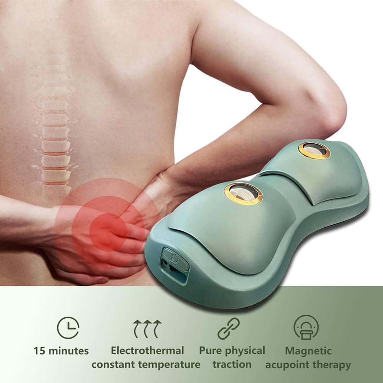 Electric Lumbar Vertebrae Traction Device - Adjustable Back Extensor ...