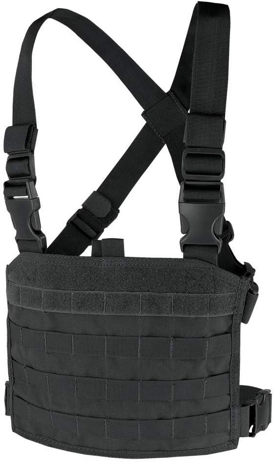 Condor Outdoor Modular Chest Panel - Black | Adjustable Tactical Gear ...