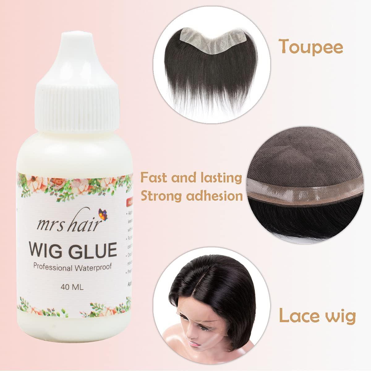 Lace Wig Glue 1.3 oz - Safe Non-Toxic Invisible Bonding Adhesive for ...