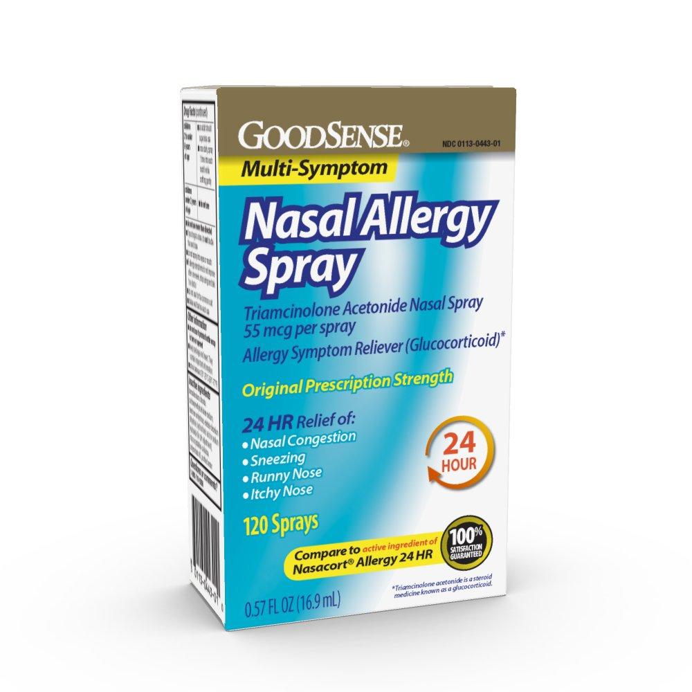 GoodSense Multi-Symptom Nasal Allergy Spray Triamcinolone Acetonide ...