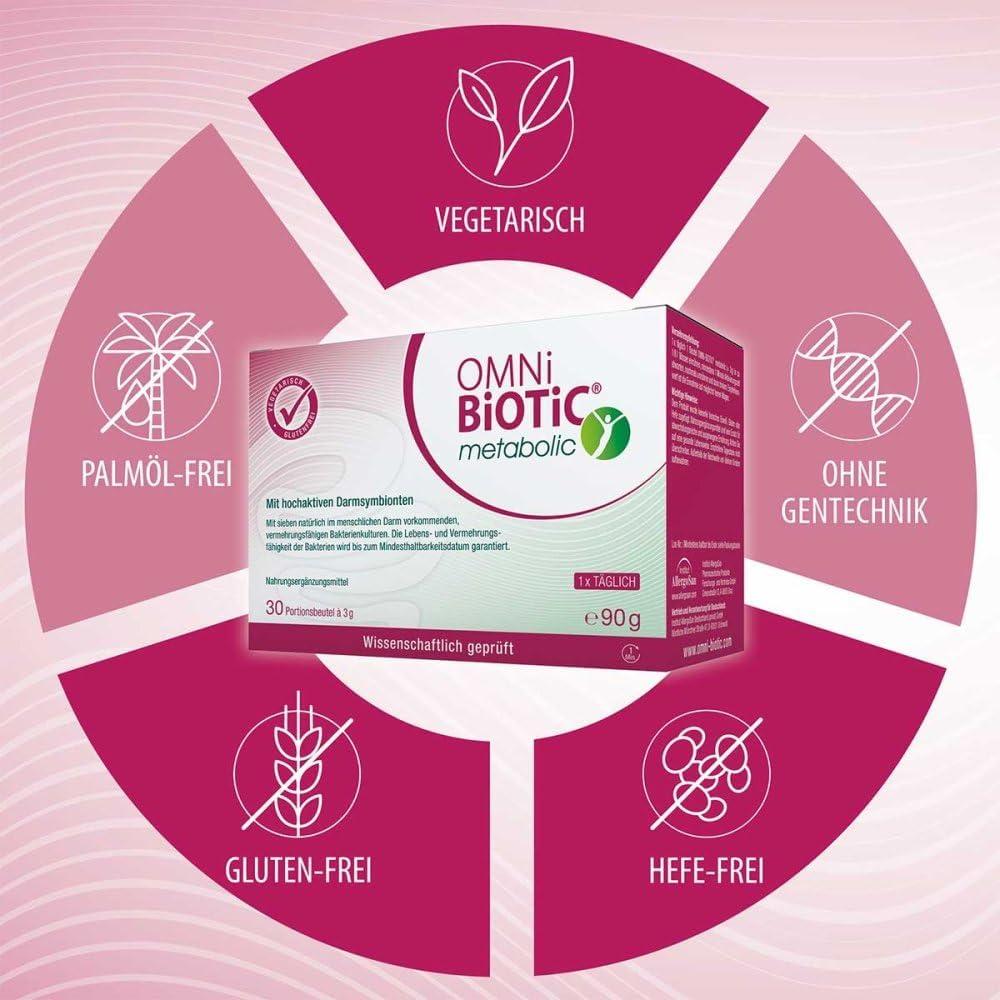 Omni Biotic Metabolic Probiotic Sachets | Enhance Gut Health & Boost ...