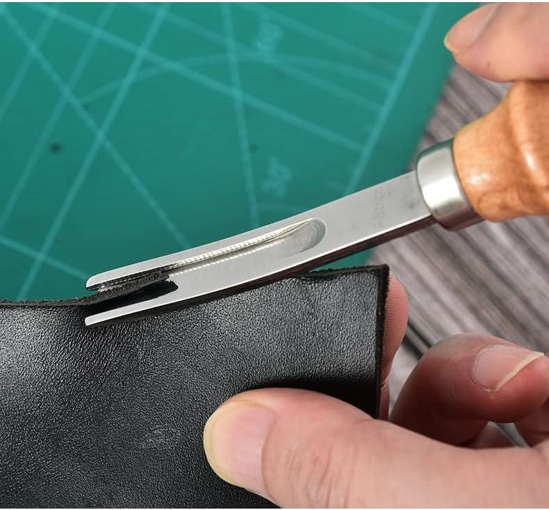 XILEWHZF Leather Edge Skiving Beveler Tool Set - Wide Mouth ...