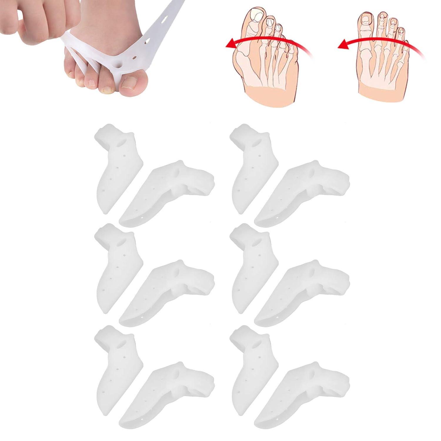 SEBS Big Toe Separator Soft Pad - 6 Pairs for Pain Relief and ...
