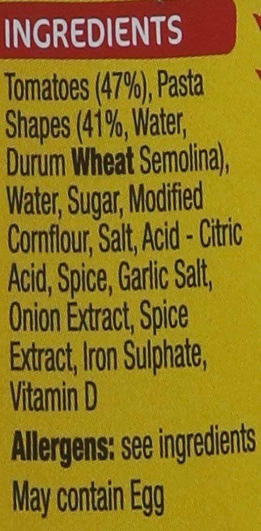 Heinz Minions Pasta Shapes in Tomato Sauce 205g | Buy Now with Express ...