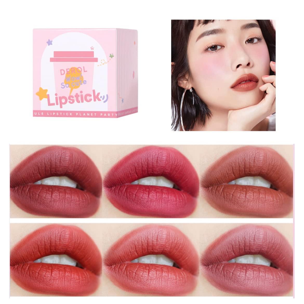 Garcoa Laboratories Mini Star Lipstick Set - 6Pcs Cute Long Lasting ...