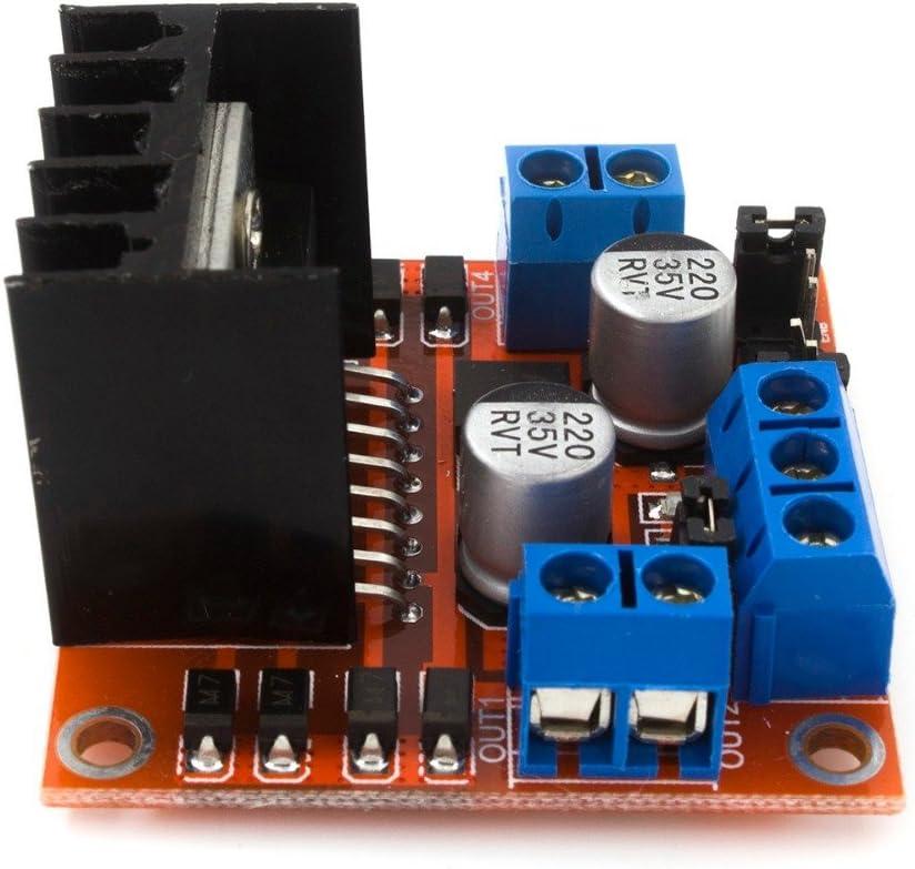 L298N Dual H Bridge PWM Stepper Motor Drive Controller Board Module ...