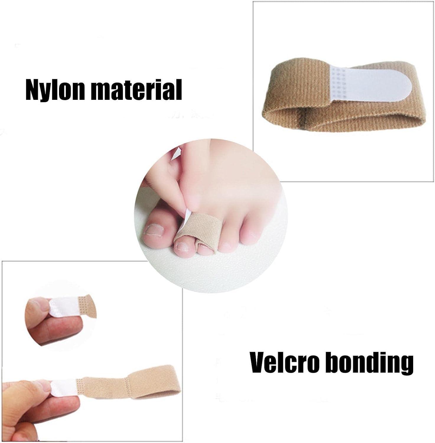 Vigcebit Toe Bandages - 6 Piece Hammer Toe Separator & Corrector ...
