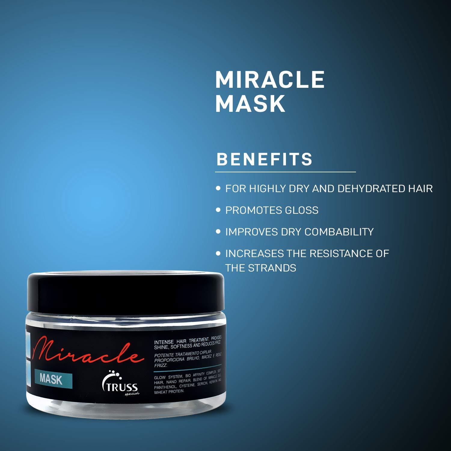 TRUSS Deluxe Prime Hair Treatment Bundle with Miracle Shampoo ...