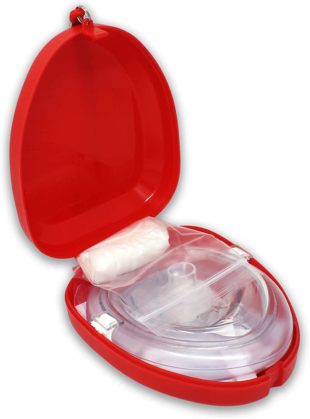 EverOne CPR Rescue Mask, Adult/Child Pocket Resuscitator, Hard Case ...