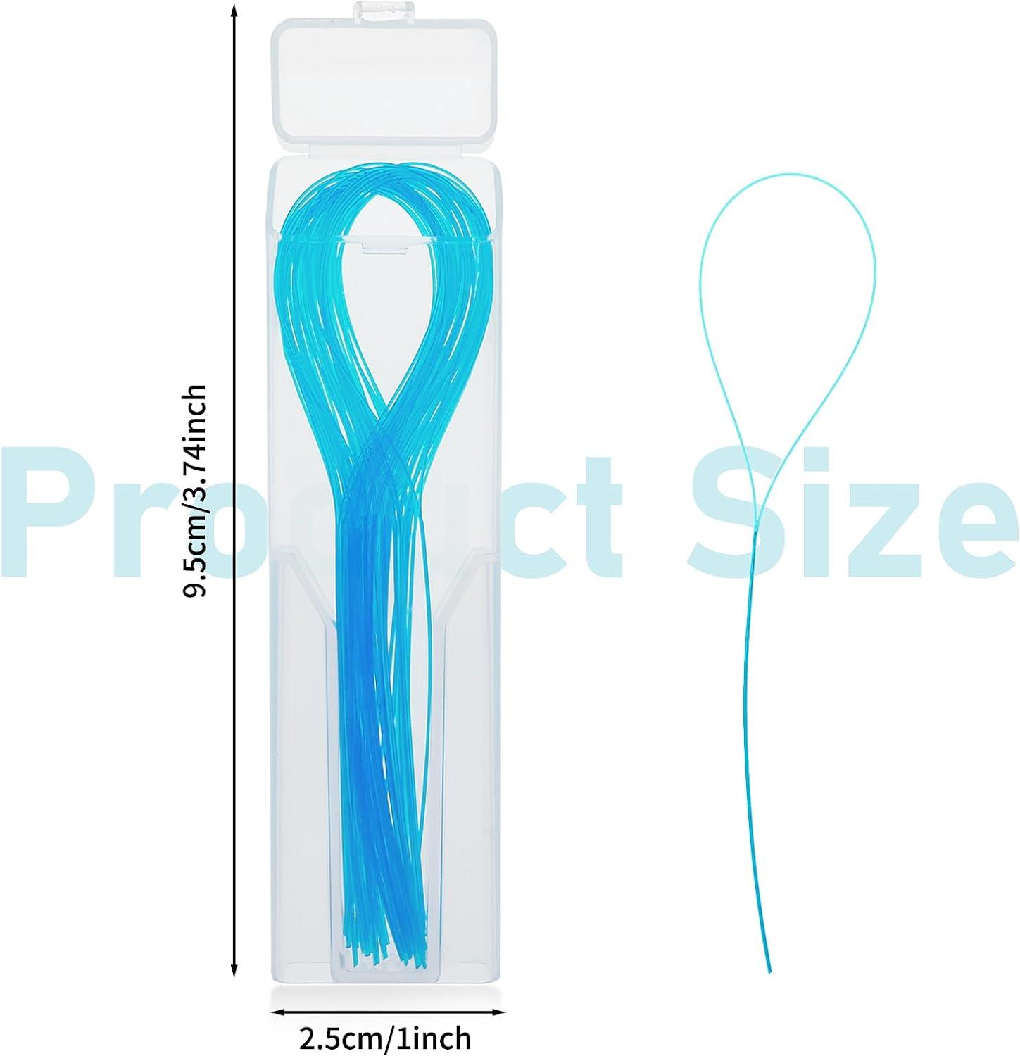 Buy Wllhyf 100 Biodegradable Dental Floss - Deep Clean Nylon Loop ...