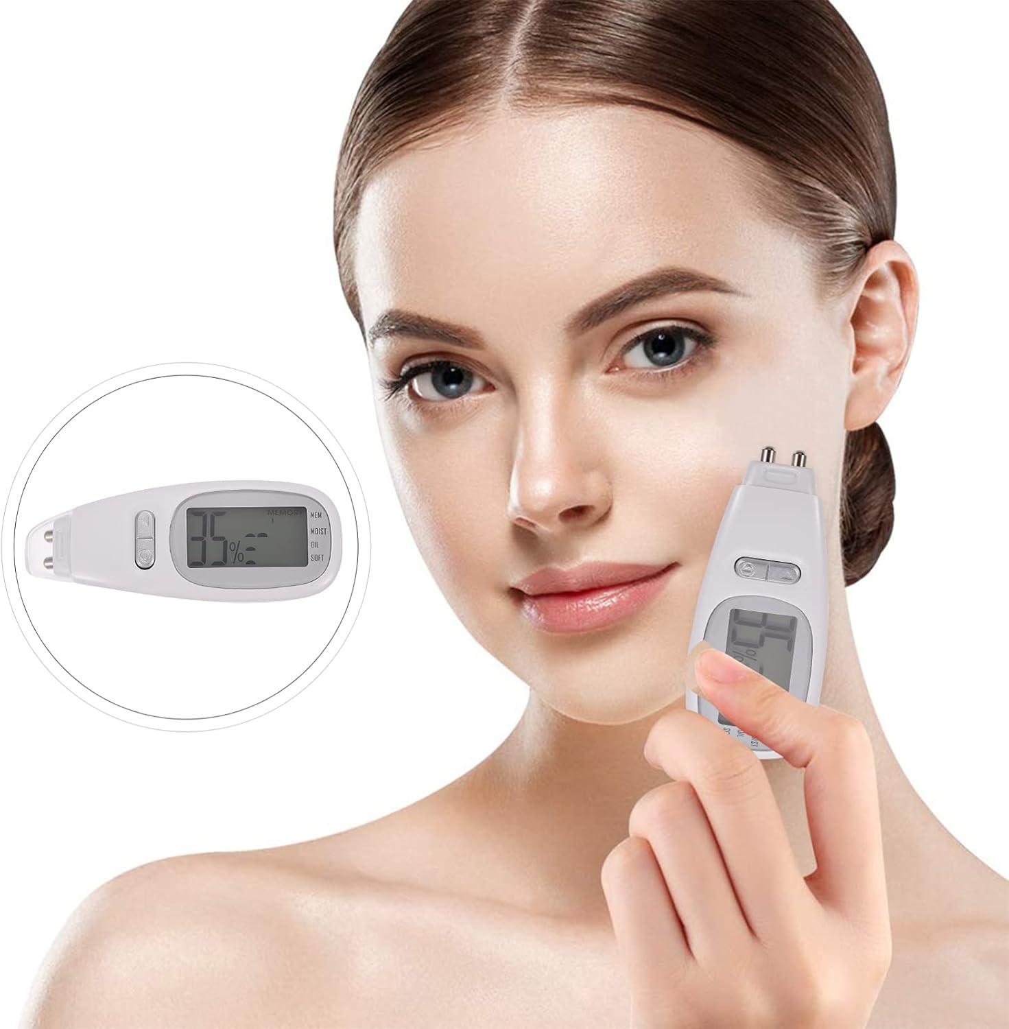 Veemoon 1 Set Moisture Tester Digital Skin Detector Pen Portable Skin ...