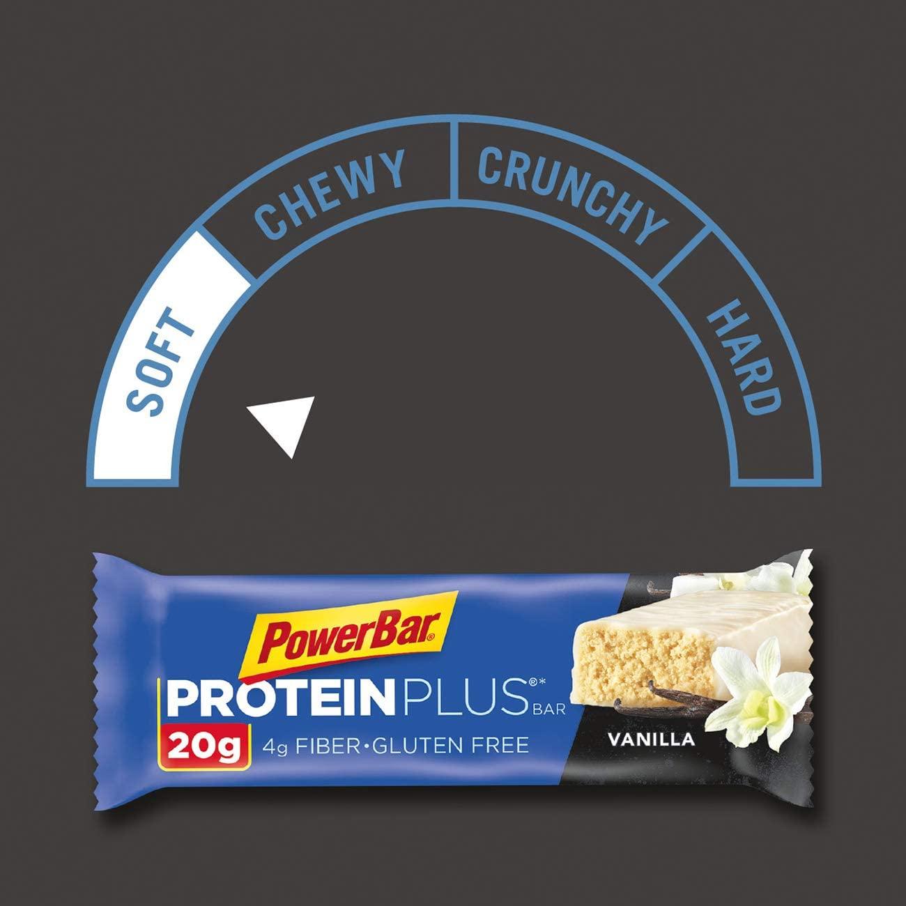 PowerBar Protein Plus Bar Vanilla 2.11 oz (15 Bars) - High Protein ...