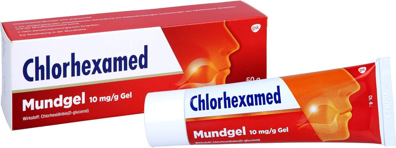 Chlorhexamed Mouth Gel 10mg/g - 50g | Antibacterial Oral Care with ...
