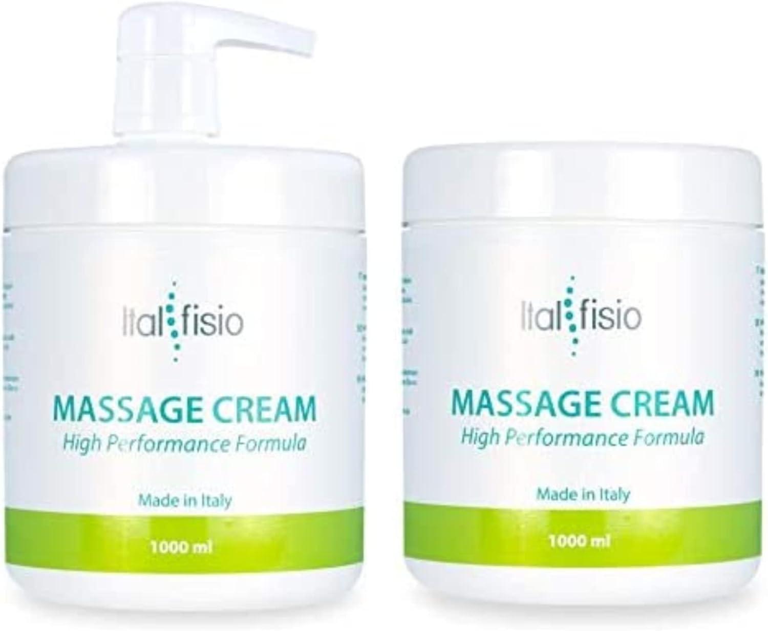 Professional Massage Cream for Physiotherapy | 1000 ml | Sensitive Skin ...