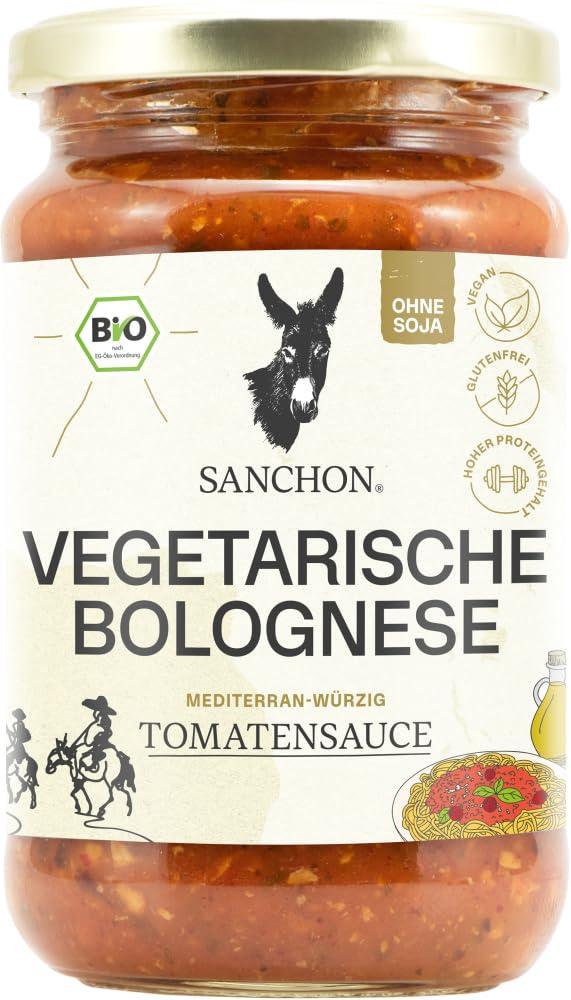 Organic Tomato Sauce - Vegetarian Bolognese - Sanchon - 1 x 330 ml ...