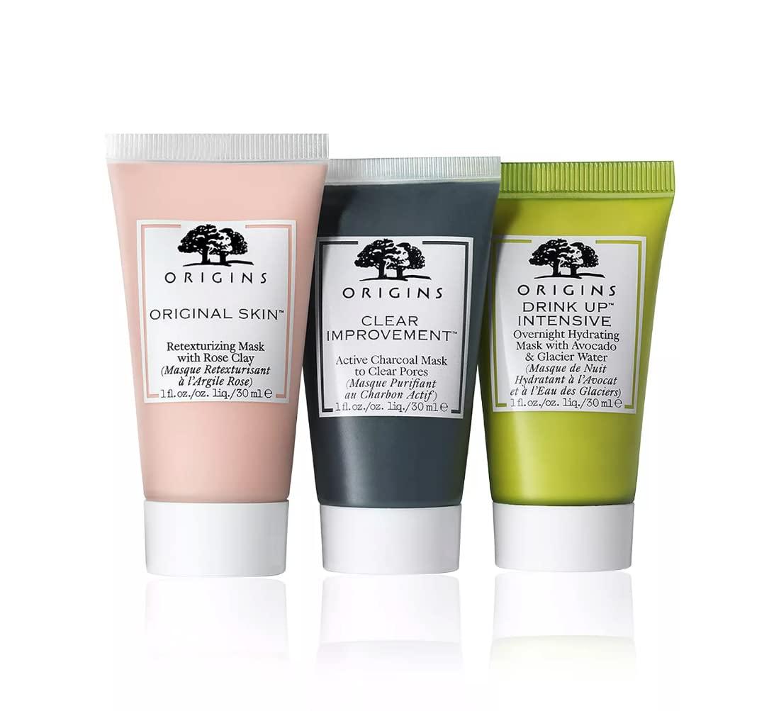 Origins Clear Hydrate & Control Set of 3 Facial Masks - Best ...
