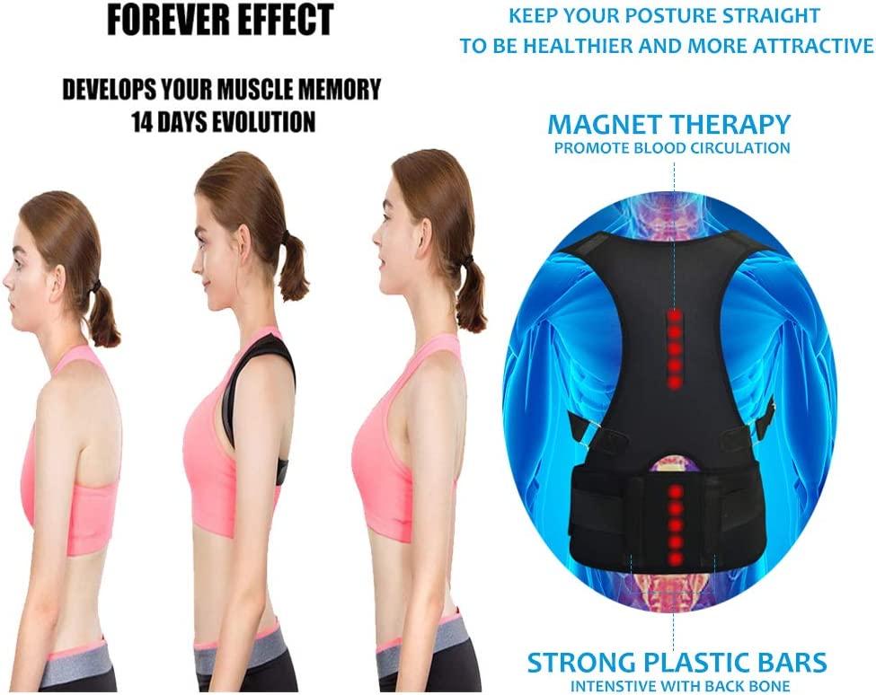 Thoracic Back Brace Posture Corrector Magnetic Support For Neck