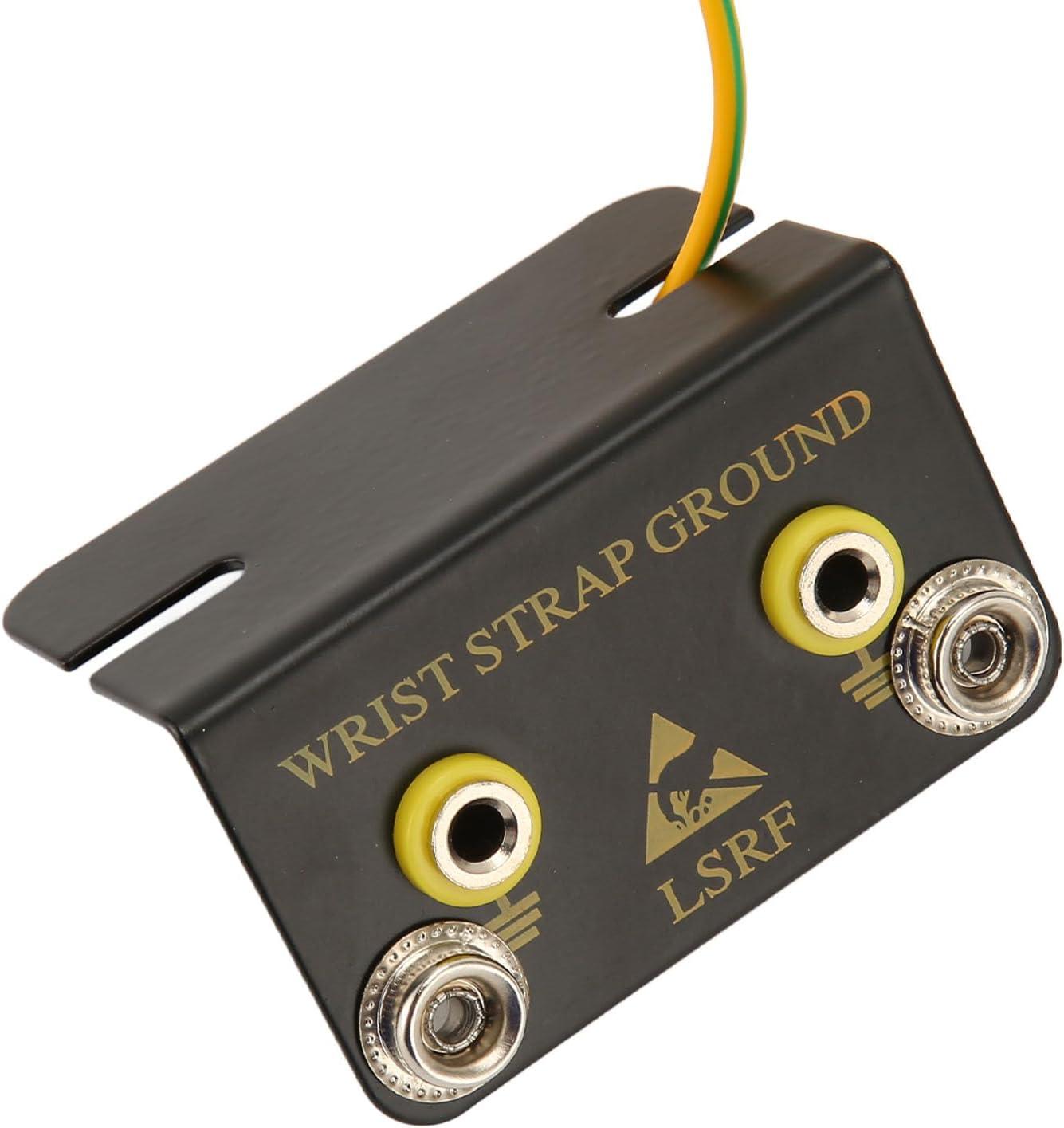 ESD Wristband Grounding Socket with 1.6M Cable | Antistatic 2 Hole Ring ...