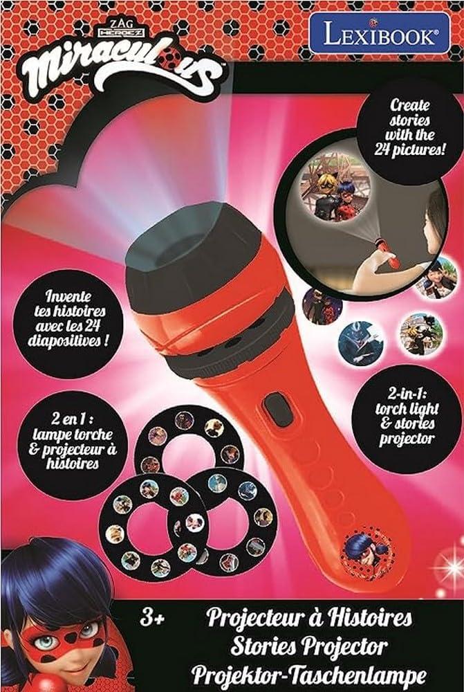 LEXIBOOK Miraculous Torch Light & Projector with 3 Discs - 24 Images ...