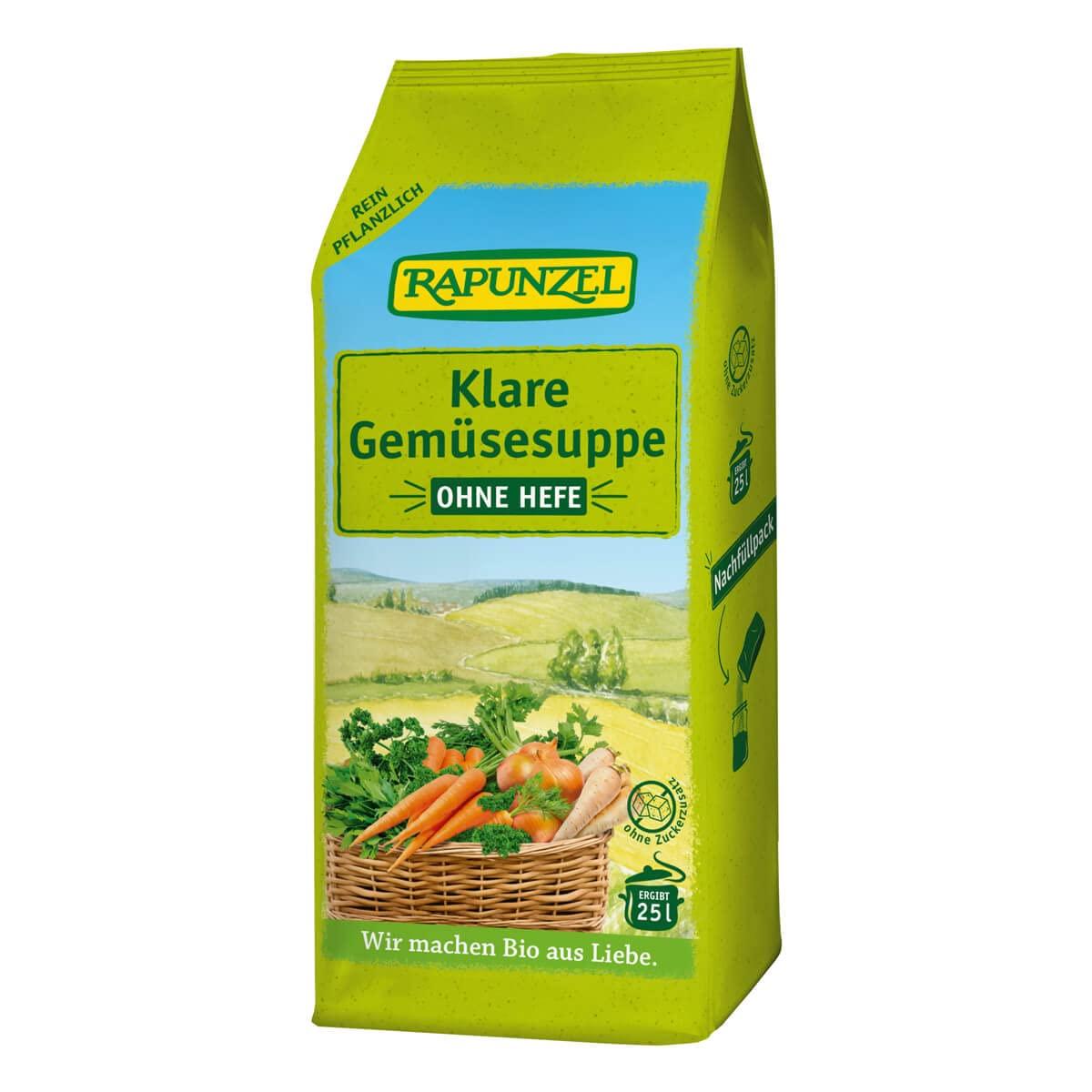 Buy Rapunzel Organic Clear Soup (500g) - Yeast-Free Herbal Soup for ...