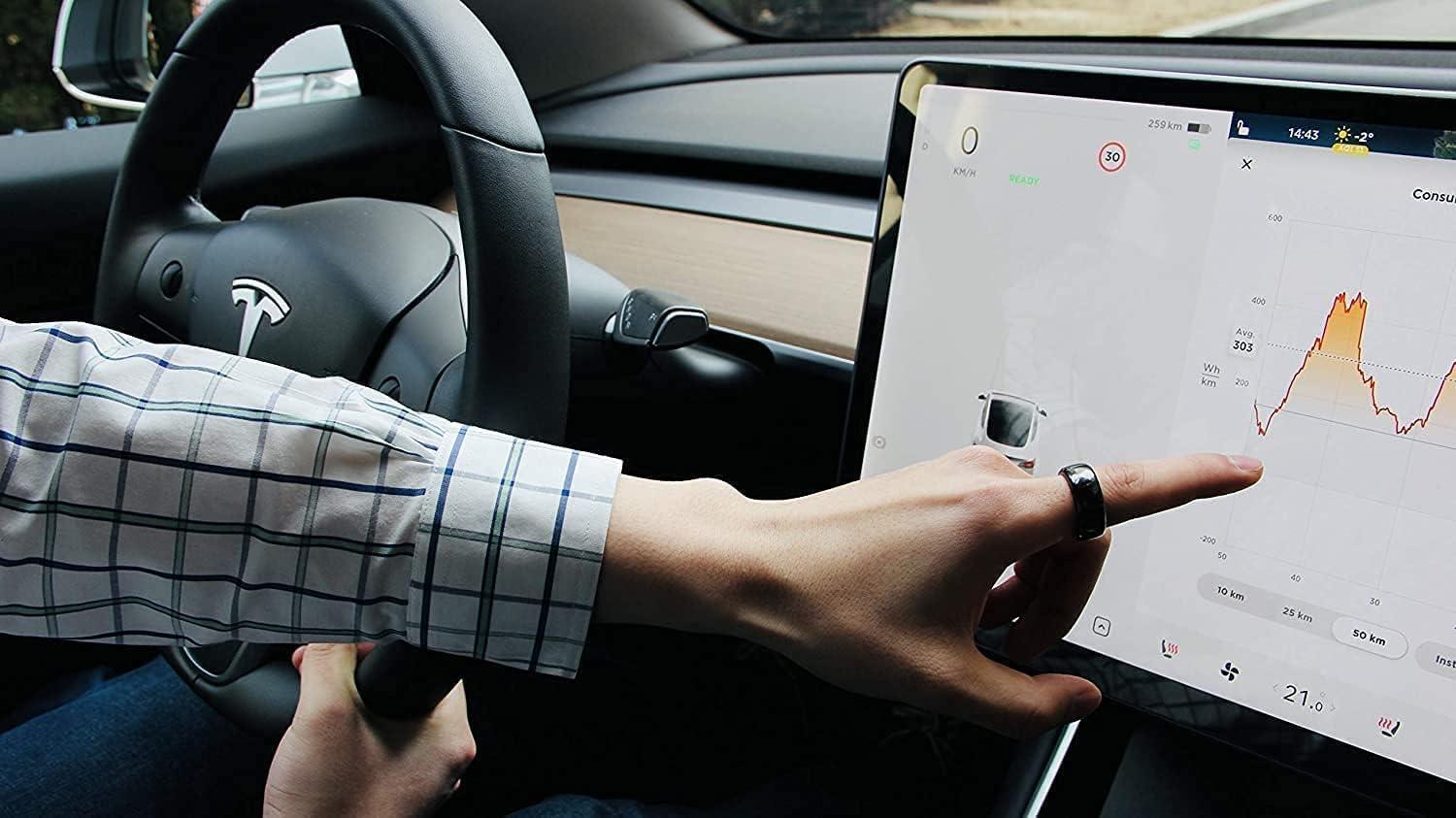 COLMO Tesla Smart Ring Tesla Key Ring Accessories Key Card Model Y Key ...