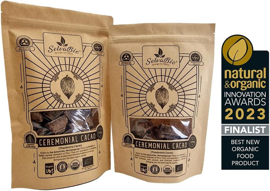 Organic Ceremonial Grade Cacao 100% Raw and Pure Cocoa Criollo Variety ...
