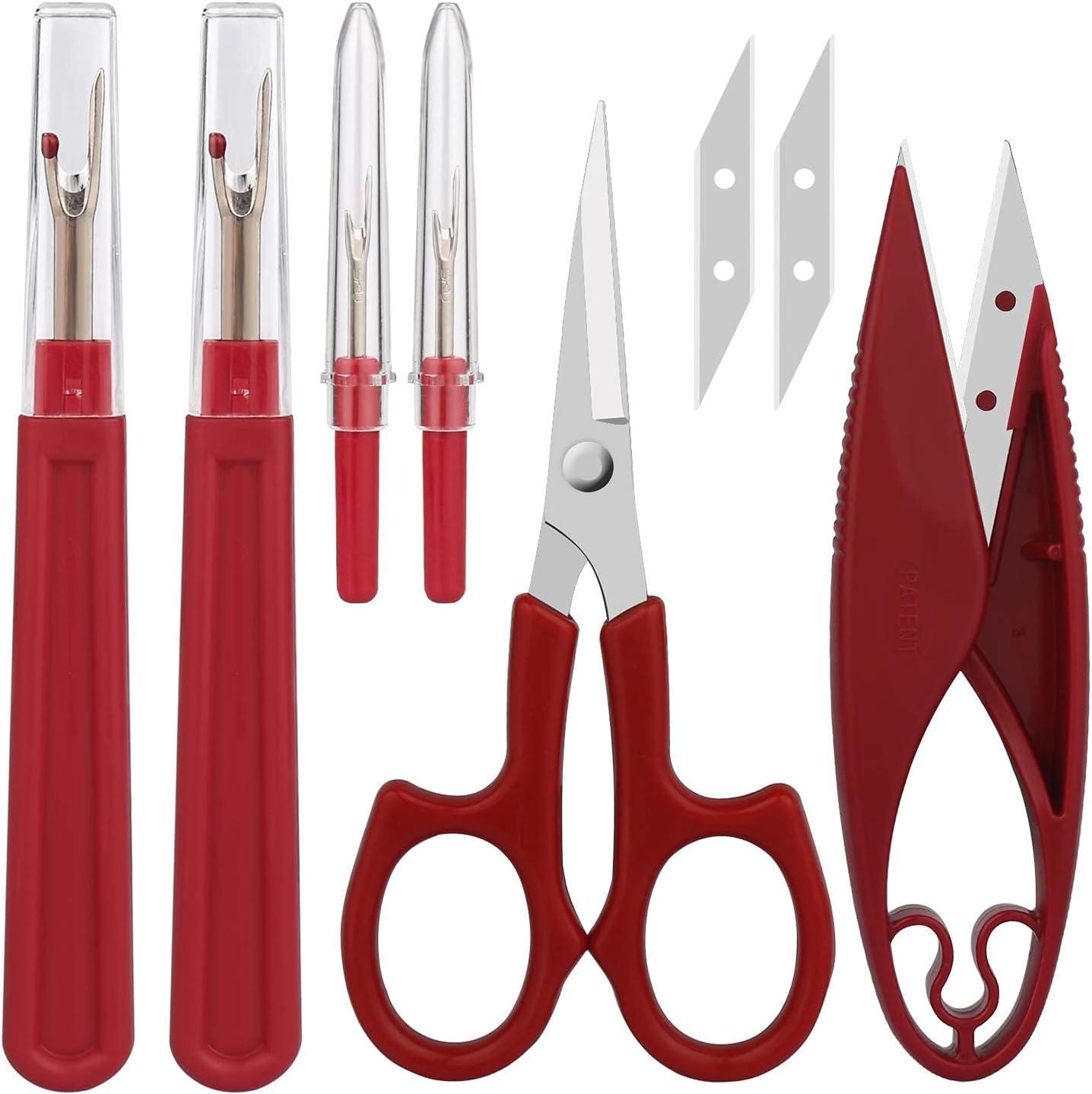 Sewing Seam Ripper & Thread Cutter with Tailors Chalk Fabric Markers ...