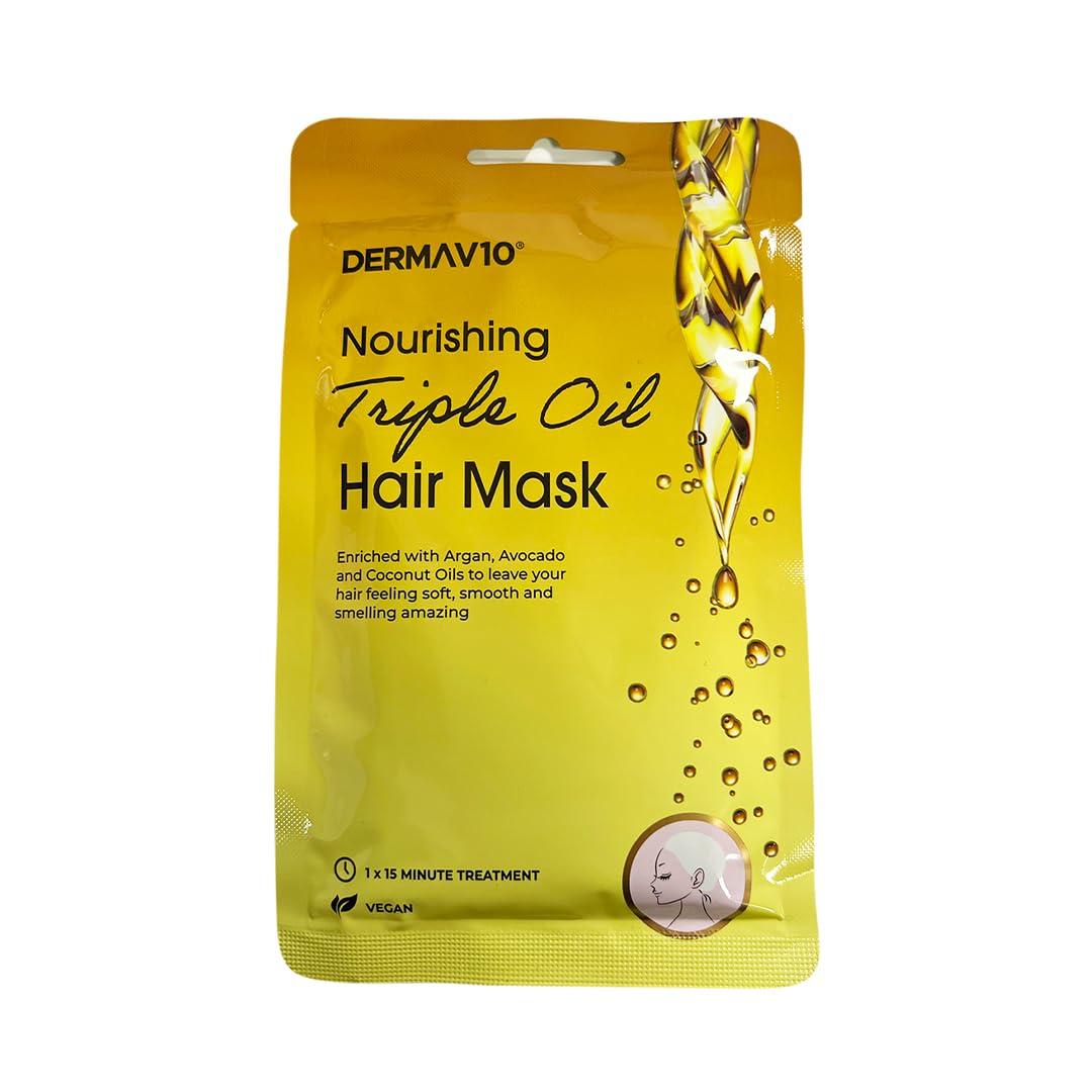 DERMA V10 NOURISHING SHEET FACE MASK TRIPLE OIL | Buy Now with Express ...