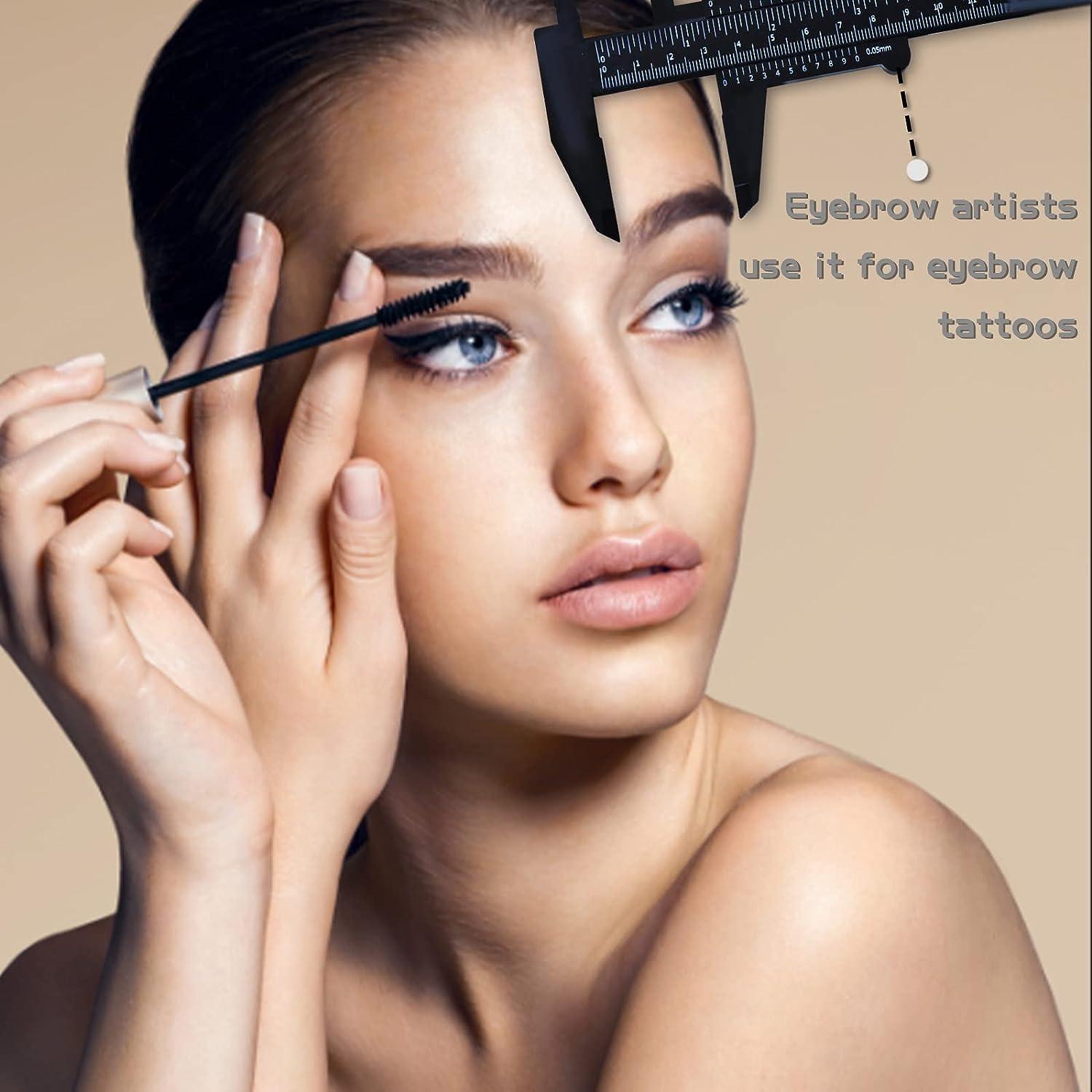 6 Inch Eyebrow Measuring Ruler Set - Brow Mapping Tool for Precision ...