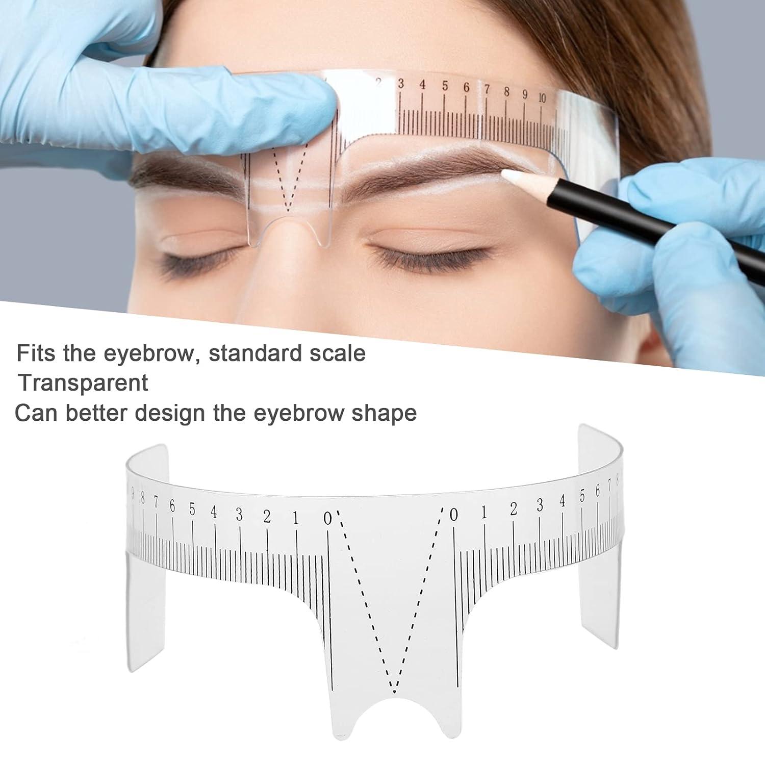 Microblading Ruler - Portable Eyebrow Measuring Tool for Precise Makeup ...