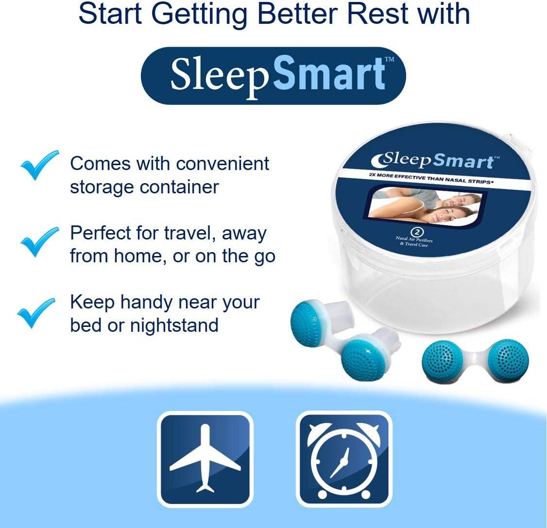 SleepSmart 2 Pack Snore Nasal Air Purifiers - Blue | Buy Now with Express International Delivery ...