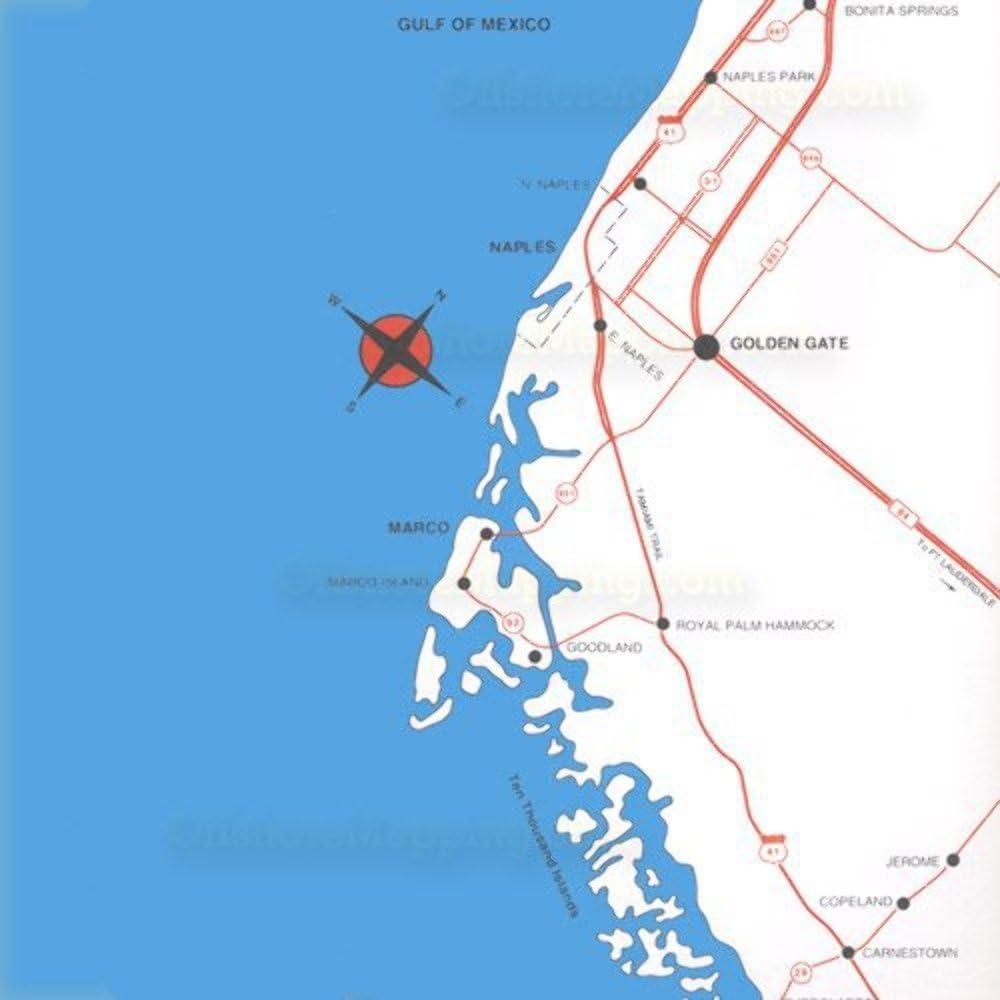 Top Spot Map N204: 10 Thousand Islands Florida Fishing & Recreation Map ...