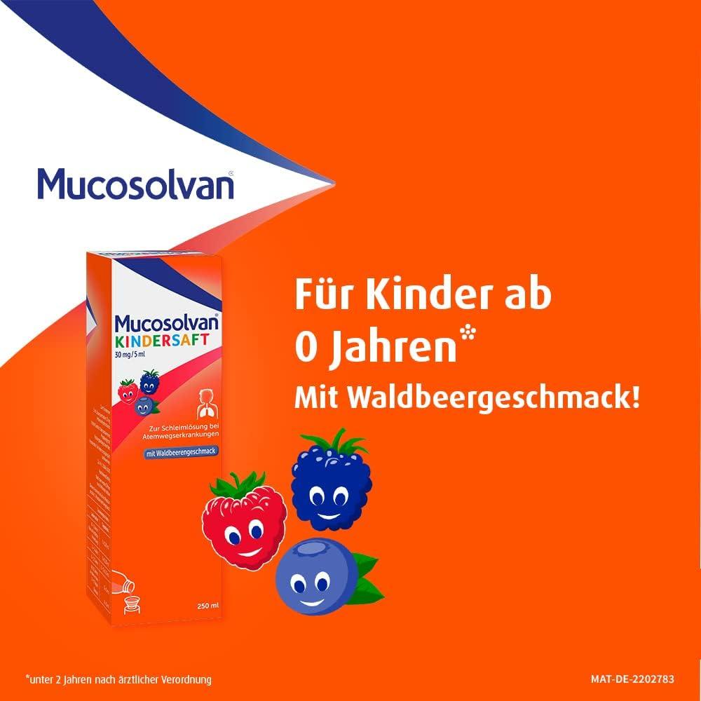 Buy MUCOSOLVAN Children's Juice with Ambroxol - 3 x 100ml | Effective ...