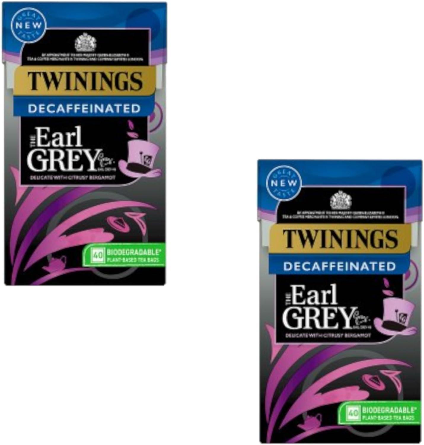 Traditional English Tea 4 Pack Decaffeinated Bundle - Contains 2 x Twinings English Breakfast ...