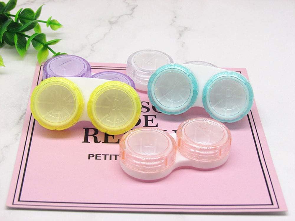 Kiseer Contact Lens Storage Box - 15 Pieces Colorful & Transparent ...