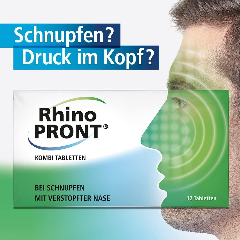 Buy RHINOPRONT Kombi Tablets - Relieve Cold Symptoms Hay Fever & Nasal ...