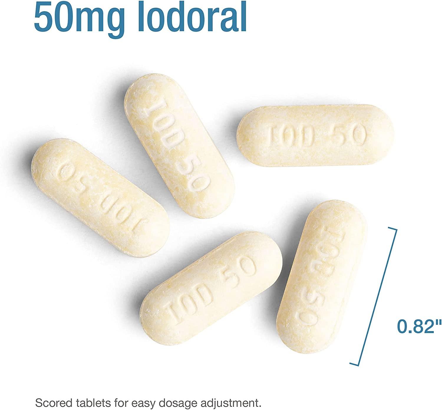 Optimox Iodoral IOD 50 - High Potency Iodine & Potassium Iodide - 90 ...