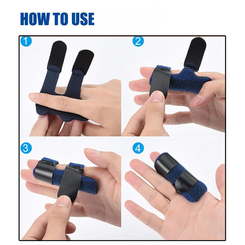 Buy Finger Splints for Kids - Compression Support with Aluminium Pain ...