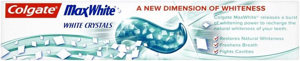 Colgate Max White Crystal Mint Toothpaste 75ml - Brighten Your Smile ...