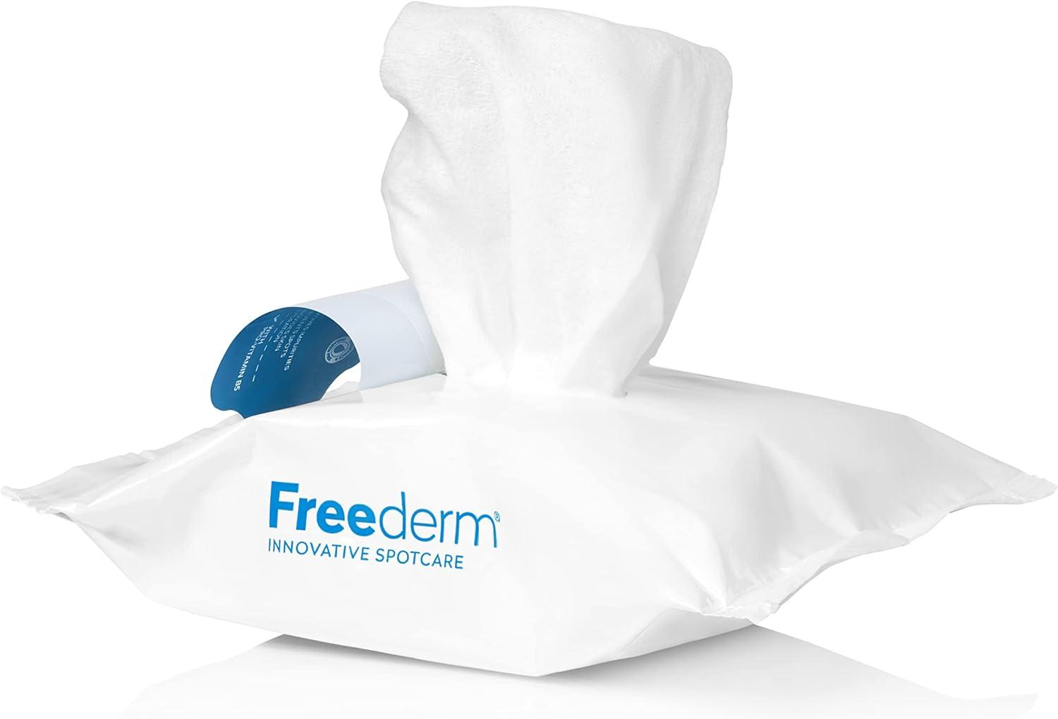 Freederm Fragrance Free Deep Pore Face Cleansing Wipes for Spot Prone ...