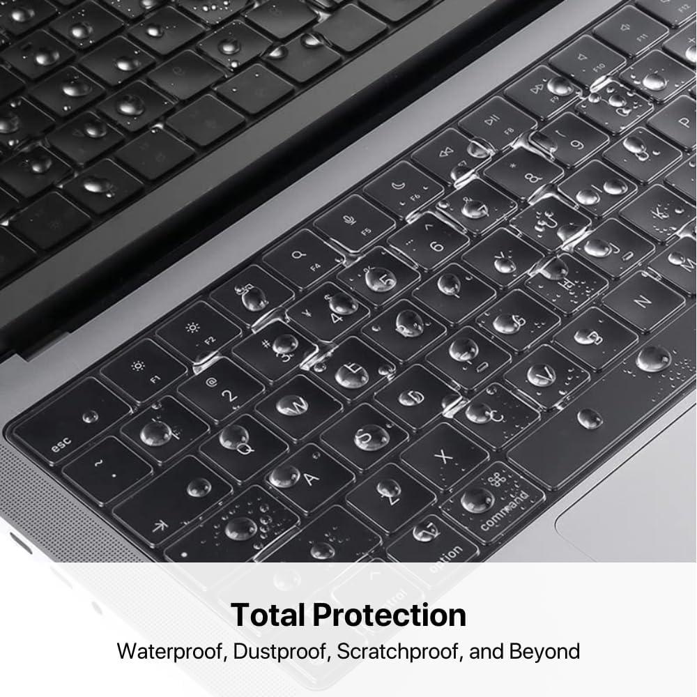 Afterplug MacBook Keyboard Cover (EU ISO Layout) + Mac OS Shortcuts ...