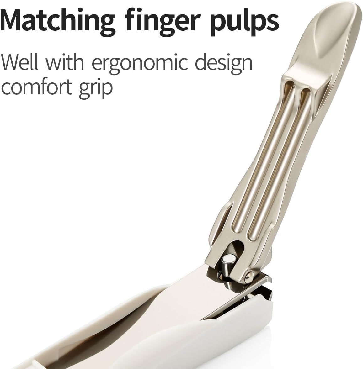 No Splash Nail Clippers - 100% Medical Grade Stainless Steel ...