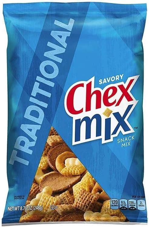 Chex Mix Traditional 248g Trio Pack - Classic Snack Mix Assortment with ...
