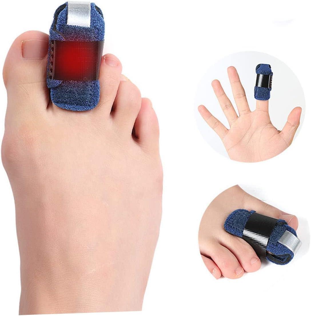 Healvian 3pcs Toe and Finger Splint Set for Trigger Thumb, Crooked Toe ...