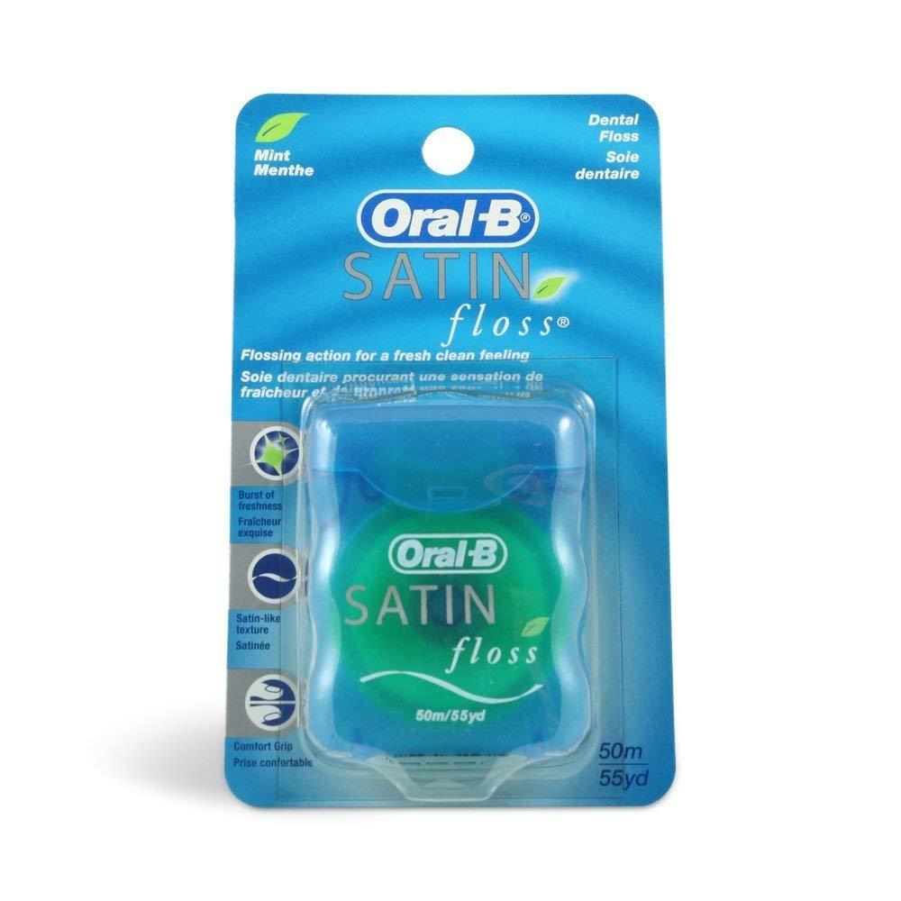 Buy Oral-B Satin Floss 55yd | Premium Dental Care for Healthy Smiles ...