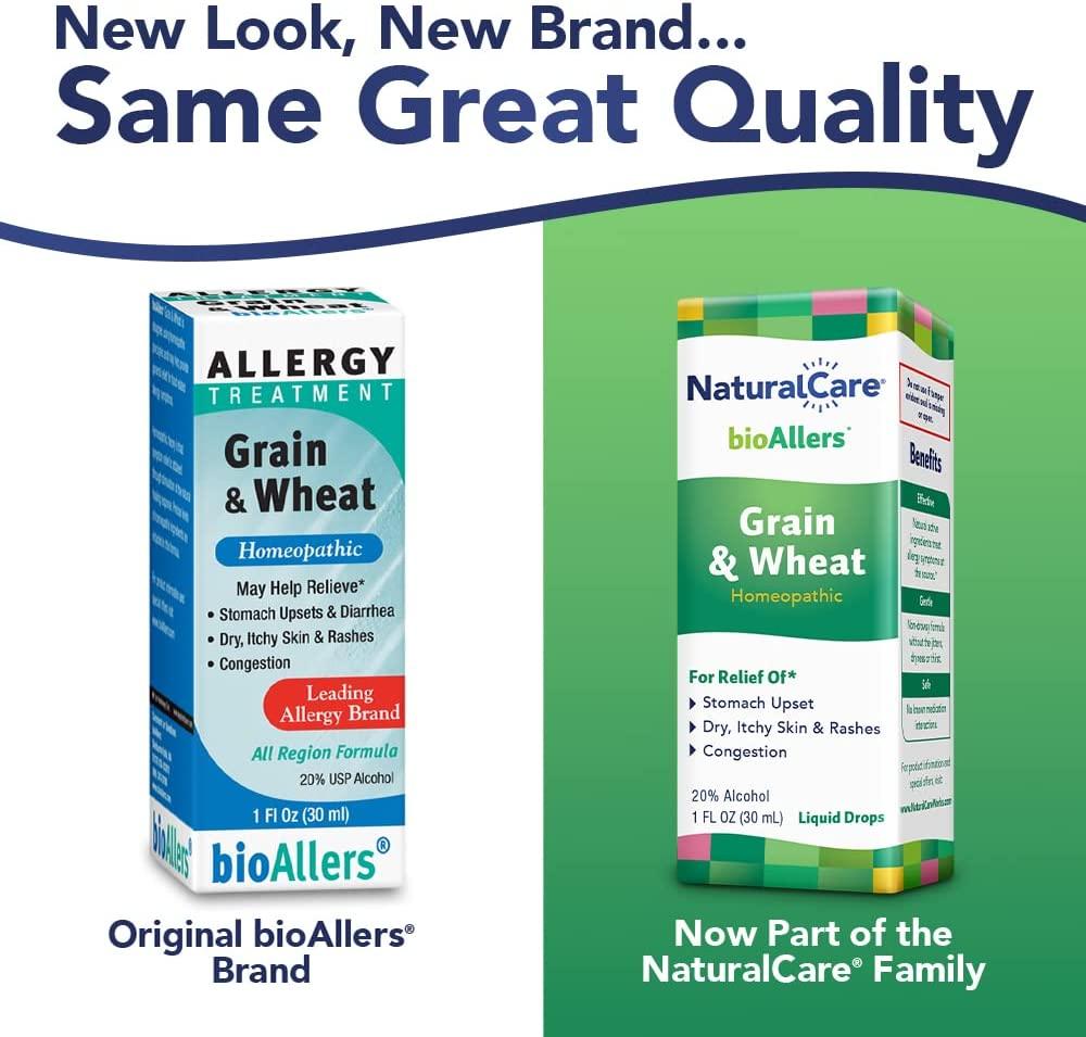 BioAllers NaturalCare Grain & Wheat Homeopathic - 1 Fl Oz | Allergy ...